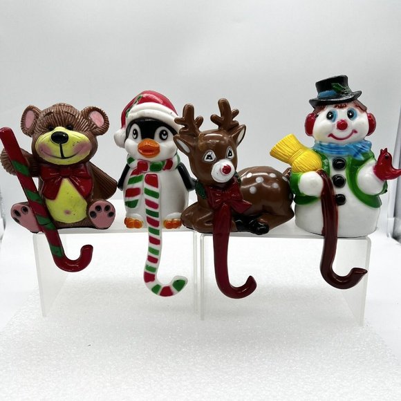 Unbranded | Holiday | Vintage Plastic Christmas Stocking Hanger Shelf ...